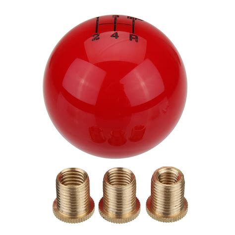 5 Speed Car Mt Manual Round Ball Gear Shift Knob Shifter Lever