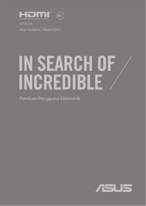 Petunjuk Vivobook Go Asus Bahasa Indonesia Halaman