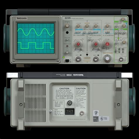 3d Model Tektronix 2235 Oscilloscope Vr Ar Low Poly Cgtrader
