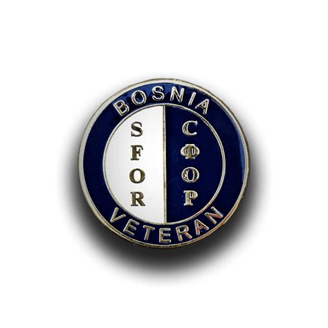 Pin Sfor Bosnia Veteran Veteranbutikken