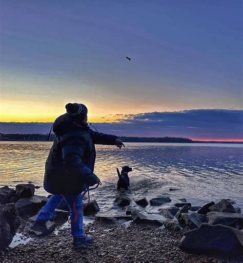 Pre Sunrise Fetching Routdoors