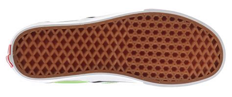 Vans Classic Slip On Shoes Color Theory Checkerboard Lime Burst Tactics