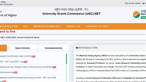 UGC NET Result Live NTA Declares June Re Exam Results At Ugcnet Nta Ac In Direct Link Here