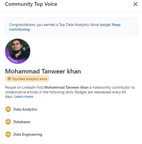 Linkedin Dataanalytics Databases Dataengineering Etl Sql Datascience Mohammad Tanweer