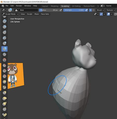 Sculpting Problem Clipping On Model Blender Stack Exchange