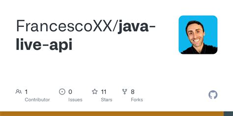 Github Francescoxxjava Live Api