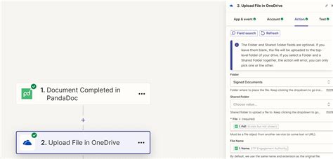 How Do I Correctly Set Up A Zap To Upload A Completed Pandadoc Document As A Pdf File To