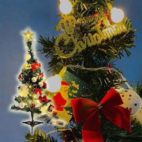 옵션 트리앵두전구 장식용 메리 크리스마스 미니트리 70cm 풀세트 홈플러스 택배배송