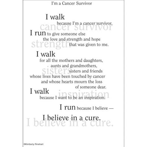 Itt Craft Supply Cancer Survivor Poem For A Page Sticker Etsy