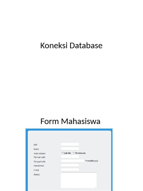 Java Web Programming 8 Koneksi Database Pdf