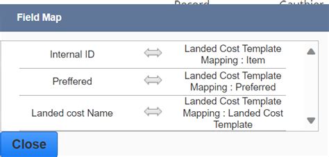 landed cost template csv update r netsuite