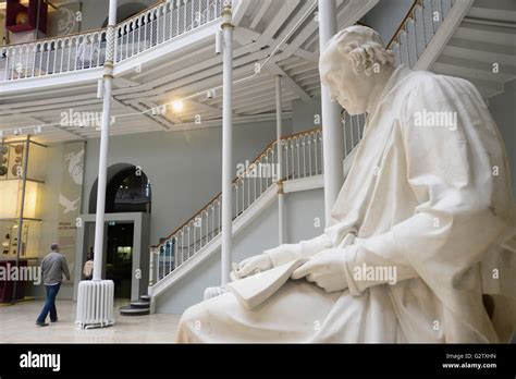 Scotland Edinburgh National Museum Of Scotland Marble Statue Of