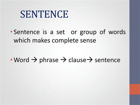 Solution English Sentence Structure And Sentence Variation With