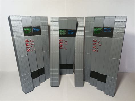 Tars Case And Kipp Interstellar Trio Handmade Collecting 3d Printed 3d Print Etsy