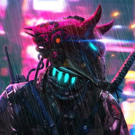 Steam Workshopcyberpunk Style Demon Horns Mask Hd Wallpaper Cyberpunk Style Cyberpunk Hd