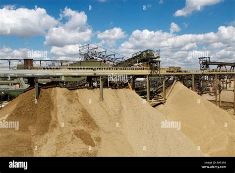 Piles Of Aggregate Recycled For The Construction Industry Greenwich