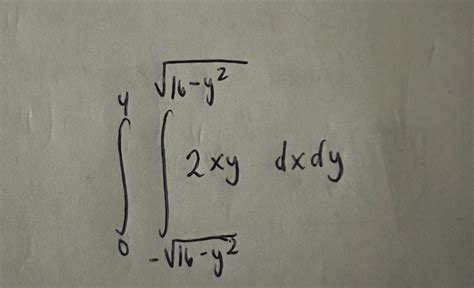 Solved Y Y Xydxdy Chegg Com
