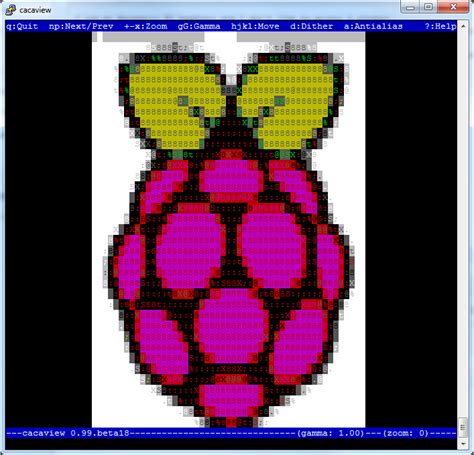 raspberry pi ascii logo andreasgysin is known for his unique style in