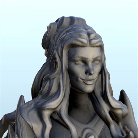 D Printable Mermaid With Fish Tail And Trident Nsfw Version Miniatures Erotica Woman