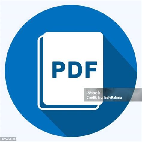 아이콘 그림을 pdf로 표시합니다 사진 편집 기호에 적합합니다 긴 그림자 스타일 편집 가능한 간단한 디자인 디자인 템플릿 벡터