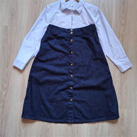 Джинсова міді спідниця — ціна 350 грн у каталозі Міді спідниці Купити жіночі речі за доступною