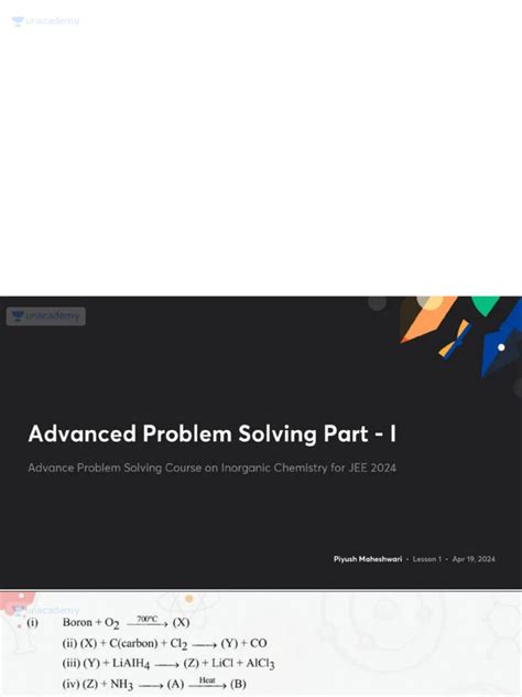 Advanced Problem Solving Part I With Anno 2 Pdf