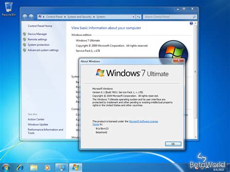 Windows 7 6 1 7601 16562 Win7sp1 Beta 100603 1800 Betaworld 百科