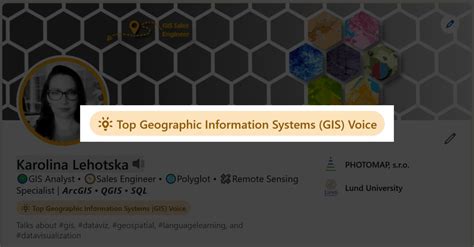 Karolina Lehotska On Linkedin 🎉 🎉 🎉 I Earned The Top Gis Voice Linkedin Badge A Few Days 16