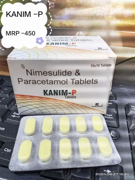 Nimesulide Paracetamol Tablets 100mg At ₹ 450 Box In Panchkula Id 2856455057791