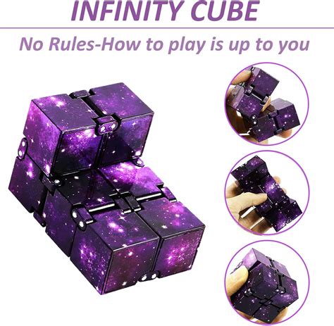 Buy Infinity Cubes Fidget Toys Galaxy Fidget Cubes For Stress And Anxiety Relief Mini Toys