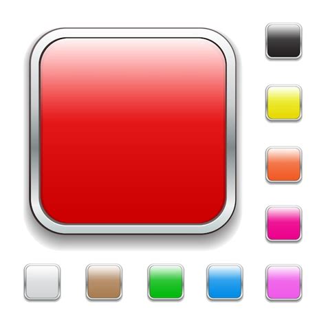 blank red button vectors and illustrations for free download