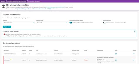 On Demand Synthetic Monitor Executions For CI CD Dynatrace Docs
