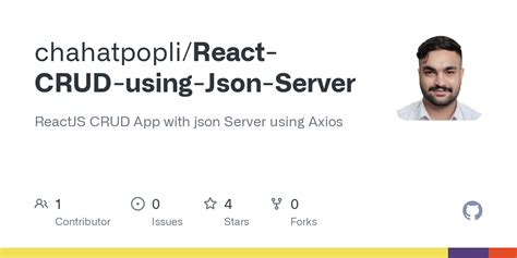 Github Chahatpoplireact Crud Using Json Server Reactjs Crud App With Json Server Using Axios