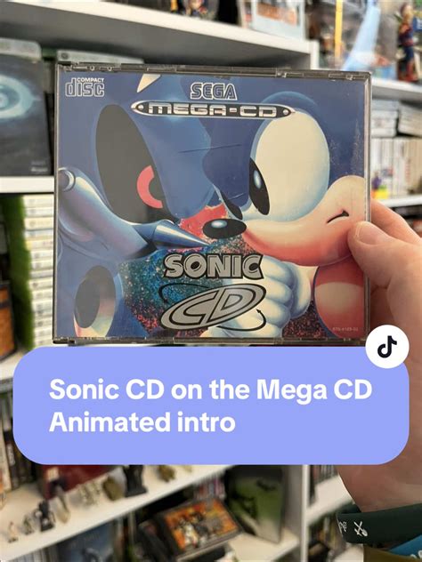 Sonic Cd Animated Intro On Sega Mega Cd Tiktok