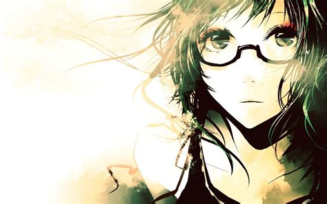 Cute Anime Girls Glasses Wallpapers Wallpaper Cave
