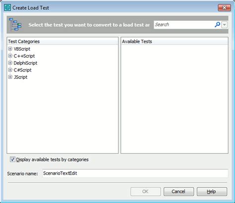 Creating Load Tests Based On Functional Tests Loadcomplete Documentation