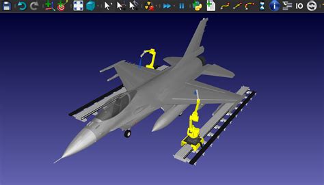 Robodk Used For Aircraft Washing