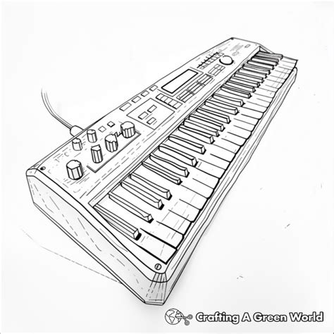 Keyboard Coloring Pages Free And Printable