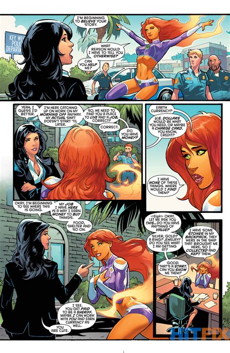 Weird Science Dc Comics Starfire 1 Preview