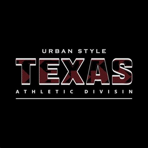 텍사스 T 셔츠 인쇄 술 벡터 디자인 프리미엄 벡터