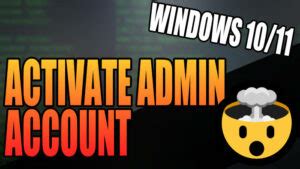 How To Enable Admin Account In Windows ComputerSluggish