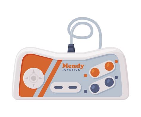 Premium Vector Game Controller Retro Video Game Device Cartoon Vector Illustration