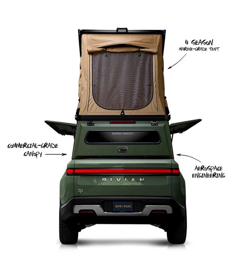 X1 Camper For Rivian R1t All Electric Overlanding Rivian Camper