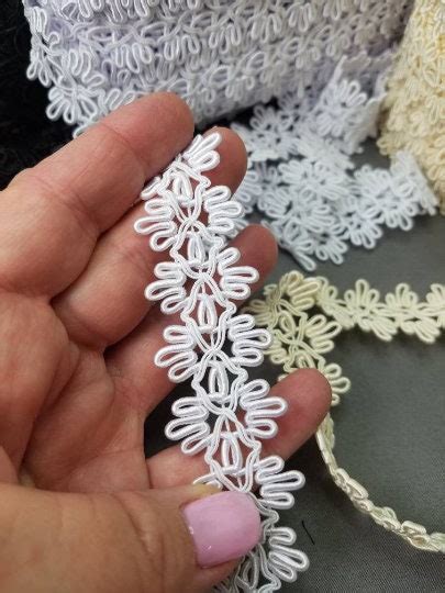 Gimp Loop Braid 1 Inch Wide Sold By The Yard Etsy
