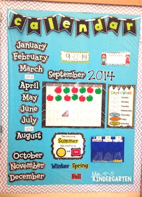 Kindergarten Classroom Board