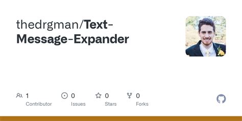 Github Thedrgmantext Message Expander