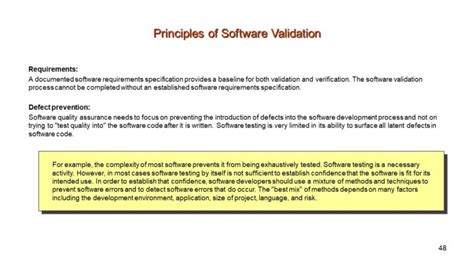 Software Validation Full Details Presentationeze