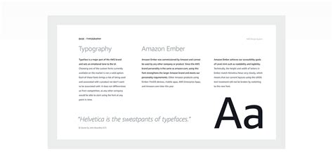 Amazon Web Services — Design System Behance