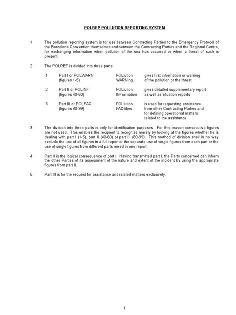 Pollution Reporting System Guide Pdf Oil Spill Oil Tanker