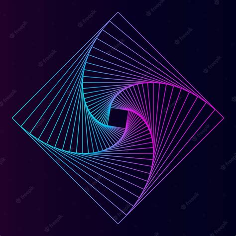 Free Vector Abstract Square Geometric Element